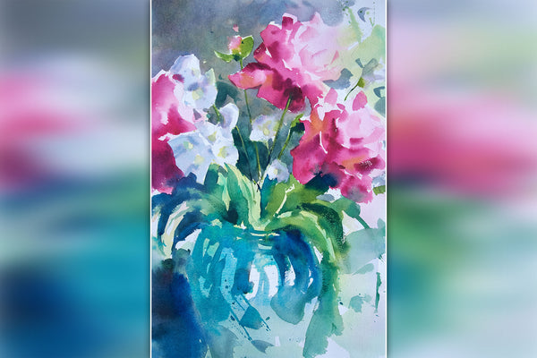 Big & Bold Flowers : Preview - Tom Shepherd School of Watercolour